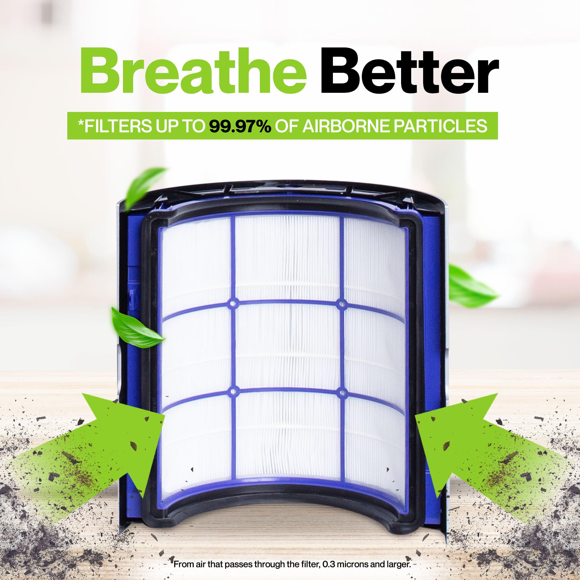 Durabasics HEPA Filter Replacement for Dyson HP04,TP04, DP04, DP05, TP05, TP4A Air Purifier, Easy to Install HEPA + Carbon Filter to Improve Indoor Air Quality