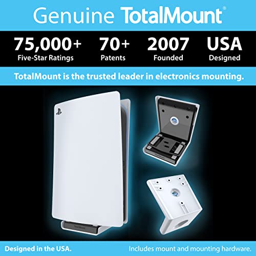 TotalMount Wall Mount for PS5 – Mounts Playstation 5 on a Wall by Your TV (PS5 Wall Mount)
