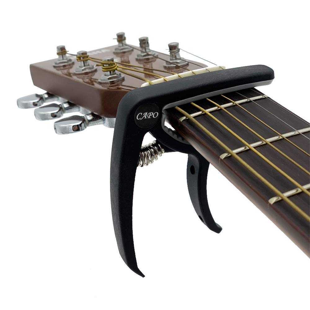 Guitar Accessories Kit, Includes Acoustic Guitar Strings, Capo, 3-in-1 Restring Tool, Picks, Pick Holder, Bridge Pin, Nuts & Saddles, Finger Picks (51PCS)