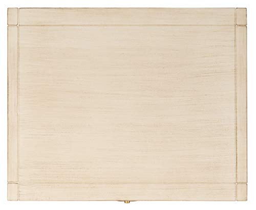 Safavieh Home Collection Yudi Antique White and Gold 1-Drawer Nightstand