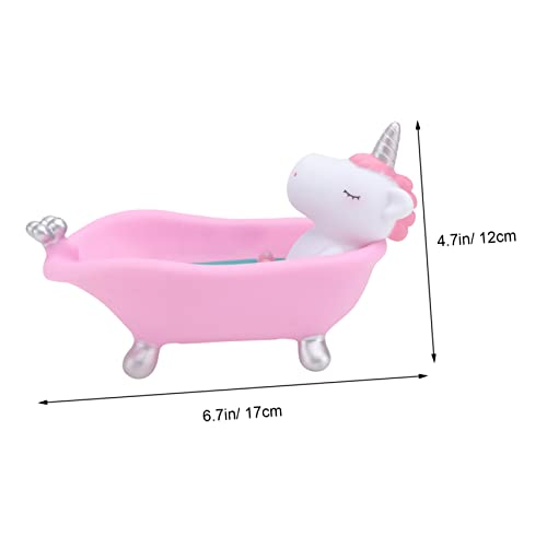FUOYLOO 1PC soap Holder soap Drainer Tray soap Drainage Tray clawfoot tub Planter Cow soap Dispenser Sink soap Dish Tray Ceramic Succulent Planter Mini Drain Tray Travel Vinyl Elevator