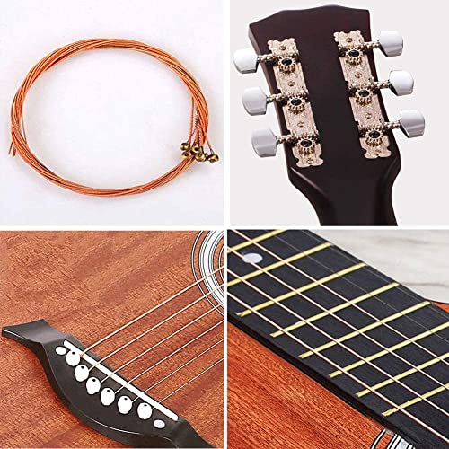 Guitar Kit, String Instrument Electronic Guitar Acoustic Guitar Beginner Ballad Musical Instrument Student Practice Handmade Spruce Metal Steel String Waterproof Backpack Tuner (Color : Black, Size