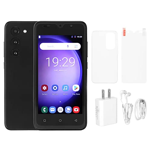 HEEPDD 3G Network Smartphone, 3 Card Slots S23+ 5.0 Inch Smartphone 4GB RAM 32GB ROM for Everyday Life (US Plug)