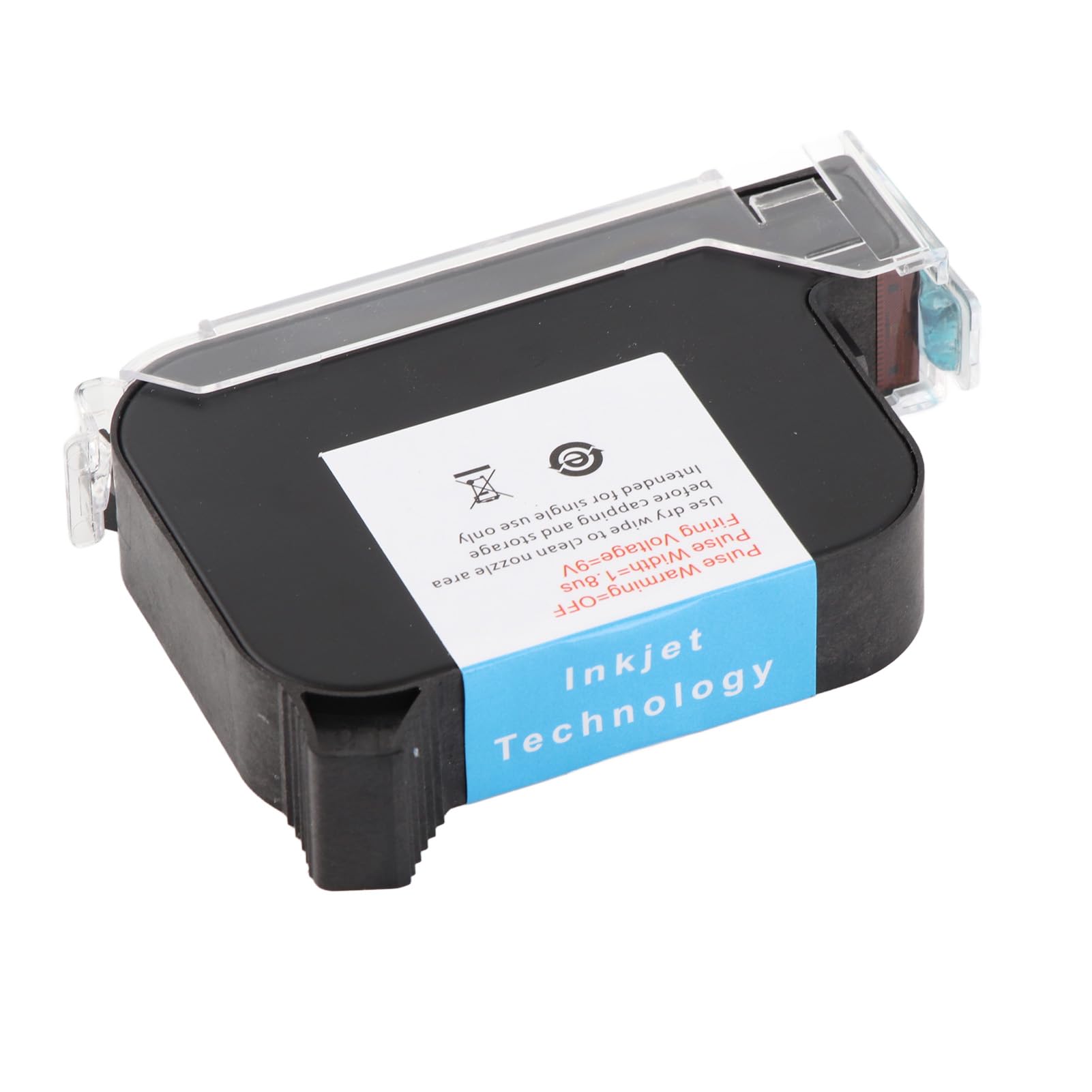 Hilitand 40ml Ink Cartridge Replacement for Printers 12.7mm Handheld Printer Ink Cartridge Portable Ink Cartridge (Yellow)