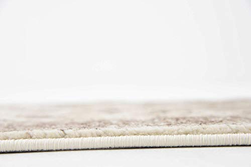 Unique Loom Rushmore Collection Area Rug - Lincoln (2'x 6' 1" Runner, Cream/ Beige)