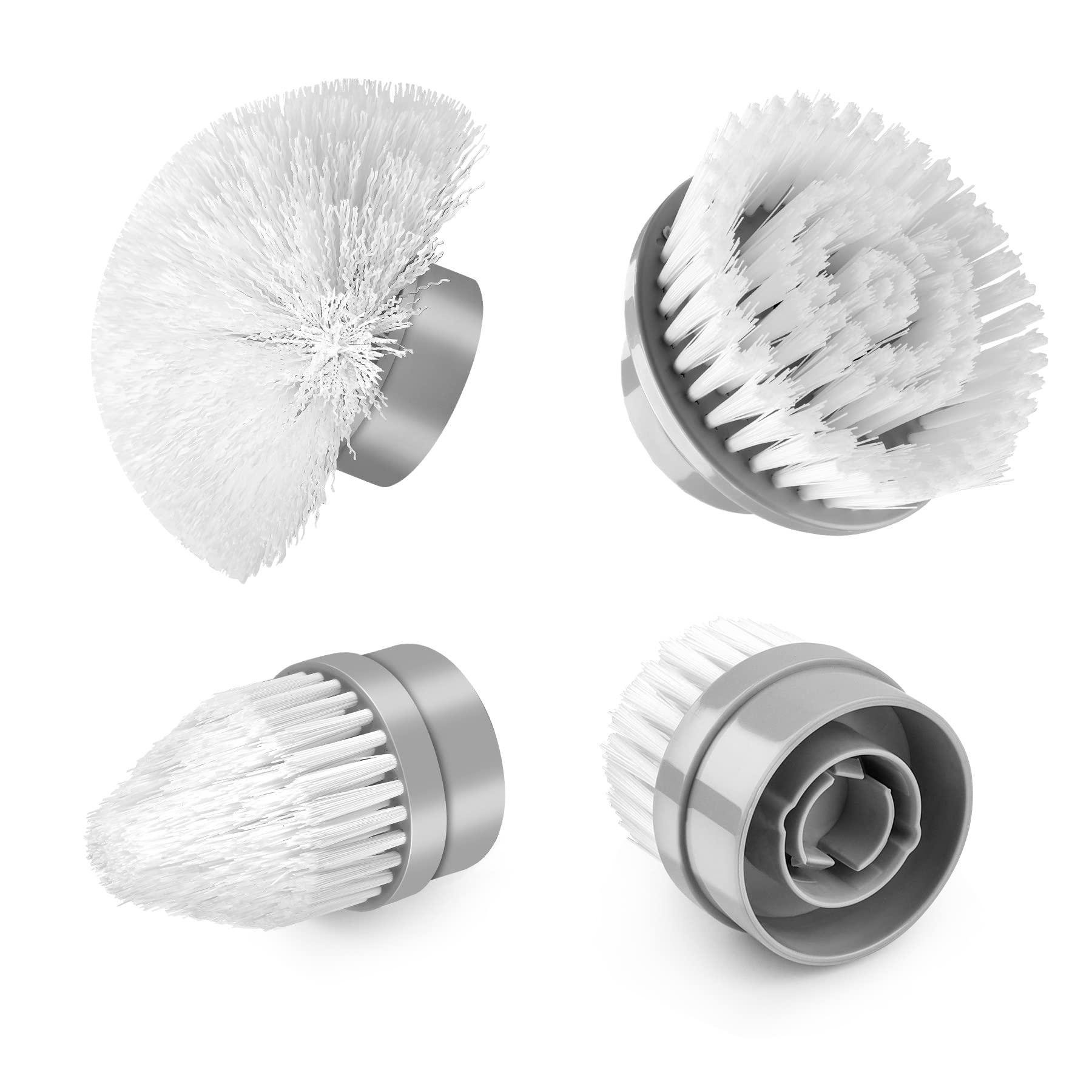 IAGREEA Spin Brush Heads Replacement, Electric Spin Scrubber Replacement Brush Heads Attachments Set, Cordless Power Scrubber Replacement Brush Heads for Cleaning Bathroom Kitchen