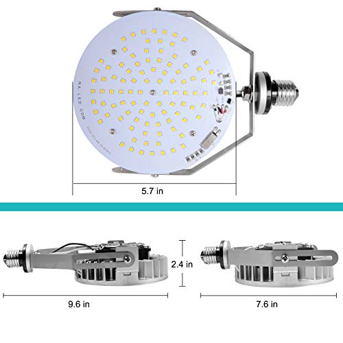 Hakkatronics Shoebox LED Retrofit Kit with Power Supply(4 Packs), Replace MH/HPS/HID Lights in Wall Packs, Parking Lot, Canopy, High Bay Fixture and Floodlight, UL/DLC Listed (60W-5000K-4Pack)
