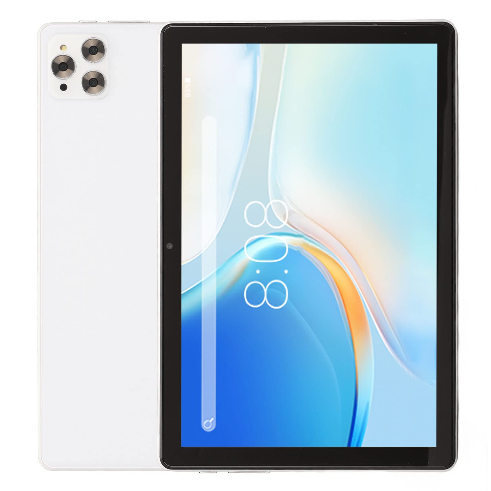 HEEPDD Gaming Tablet IPS Screen OctaCore Processor White 10 Inch Tablet Night Reading Mode 100-240V 11 Compatible (White)