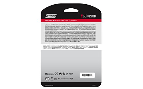 Kingston 480GB A400 SATA 3 2.5" Internal SSD SA400S37/480G - HDD Replacement for Increase Performance
