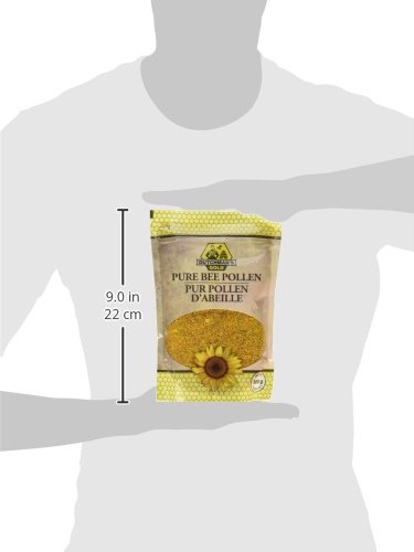 Dutchman's Gold Bee Pollen Granules (500g) - Pure Dried Pollen - Natural Superfood with Vitamins, Minerals, Proteins - Raw and Unprocessed Alternative to Nutritional Supplements