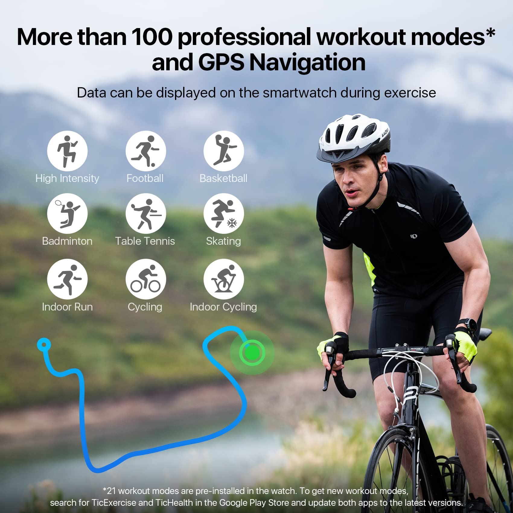 Ticwatch E3 Smart Watch Plus TicPods ANC True Wireless Earbuds Black, E3 Smartwatch Wear OS by Google Monitor Fitness Tracker GPS NFC Mic Speaker IP68 Waterproof iOS/Android Compatible