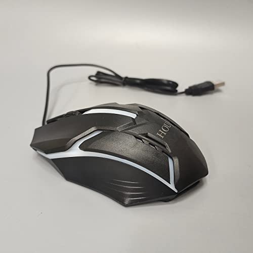 HOU Computer Peripheral Devices, Wired Gaming Mouse, PC Gaming Mice, Ergonomic Computer USB Mouse