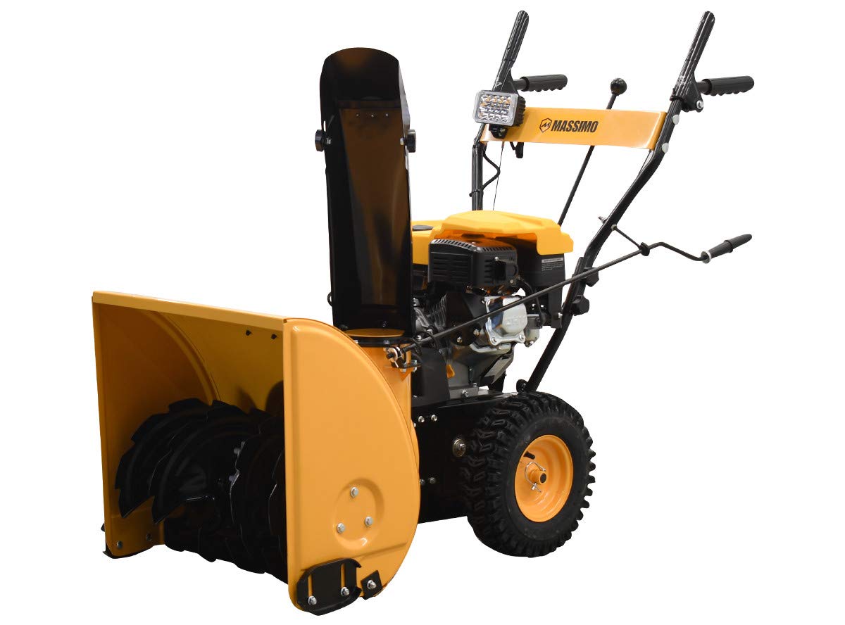 M Massimo Motor 24 inch Gas Snow Blower Thrower 2 Stage Shovel Walk Behind Heavy Duty
(24 inch)