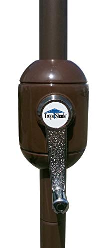 Tropishade 11' Umbrella with Premium Beige Olefin Cover (Base not included)