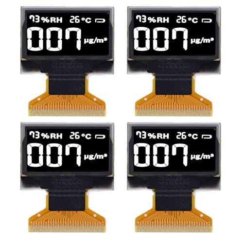 Organic LCD Display, Organic Light Emitting Diode Display 128x64 Resolution 0.96in 30PIN for DIY(White Displaying)