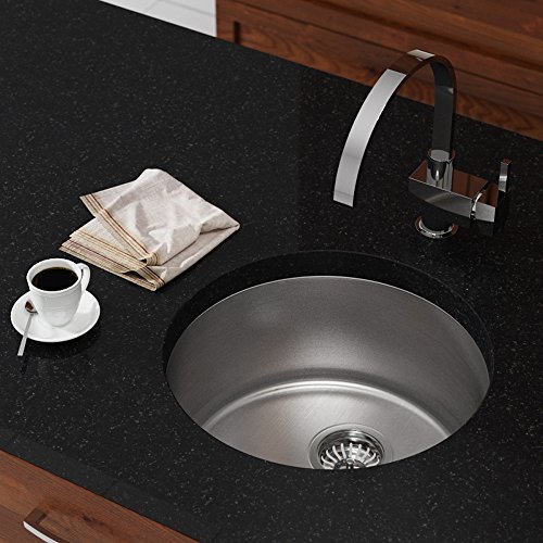 MR Direct 465-18 Stainless Steel Dual-Mount 18-1/4 in. Single Bowl Kitchen Sink, 18 Gauge