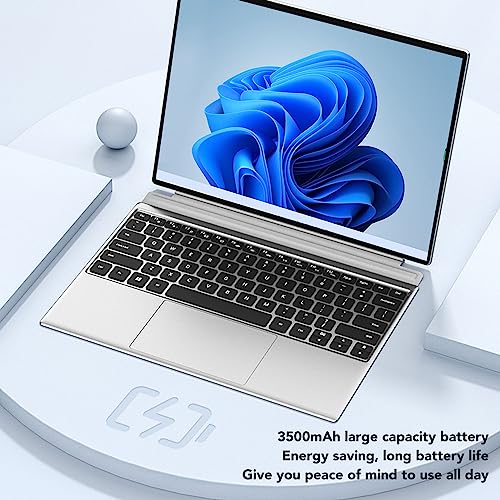 HEEPDD Tablet Laptop Dual Speaker 2 in 1 Laptop 3K Touch Screen Lightweight Entertainment (US Plug 8GB+512GB)