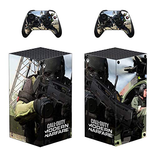 FELIPE SEIJI KUBA Xbox Series X Skin Set Vinyl Decal Skin Stickers Protective for Xbox Series X Console Kinect 2 Controllers - FPS GAME SERIES