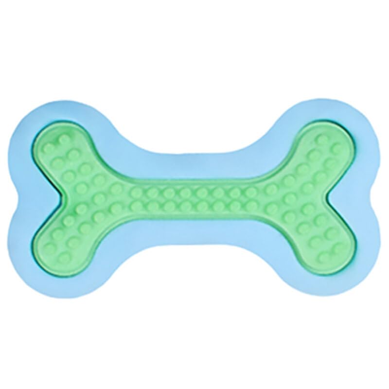 Rubber Toy for Puppy Teeth Cleaning - Interactive, Lightweight and Durable Pet Dental Health Chew Toy