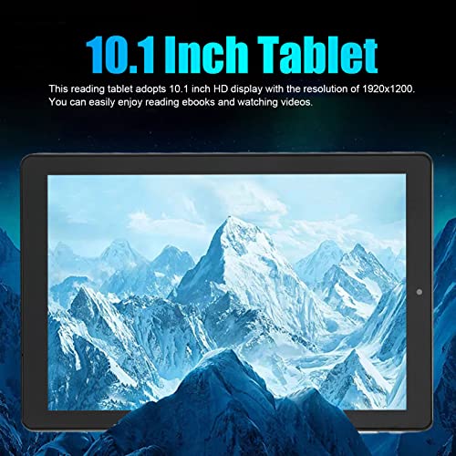 HEEPDD Tablet PC, 10.1 Inch Tablet Black 4GB RAM 64GB ROM 1920x1200 HD 100-240V Read 10 (US Plug)