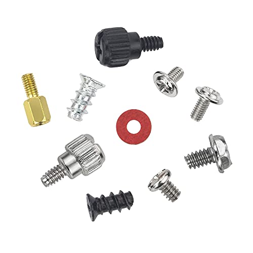 LIZZOT 330Pcs DIY Motherboard PC Personal Computer Case Fan Hand Screw Standoff Washer Set Assortment Kit