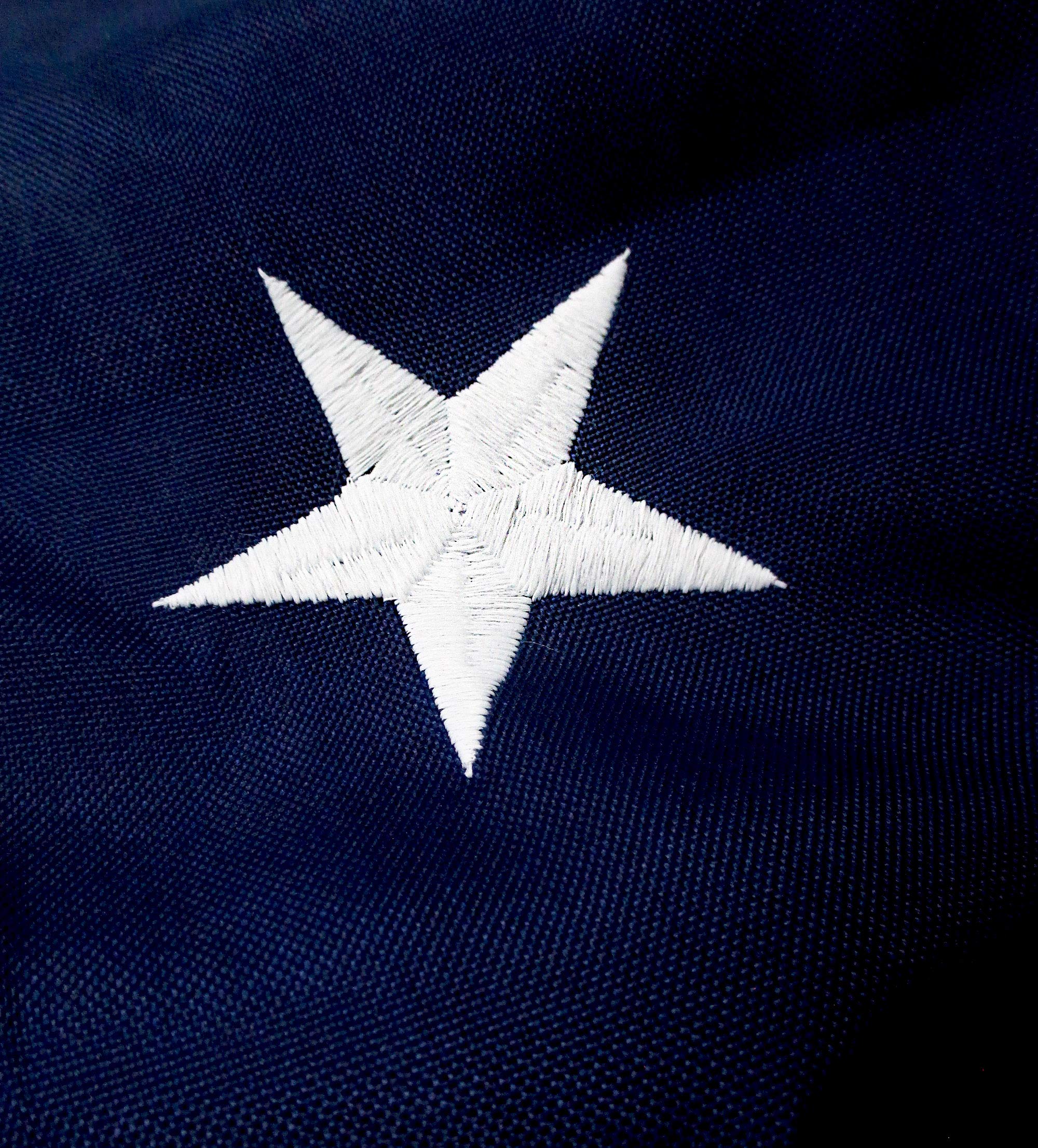 Made in USA Flags Co. - Heavy-Duty Commercial Grade American Flag with PolyMax Polyester, Sewn Stripes, Embroidered Stars & Solid Brass Grommets - Fade-Resistant, All-Weather Flag (3βx5β)
