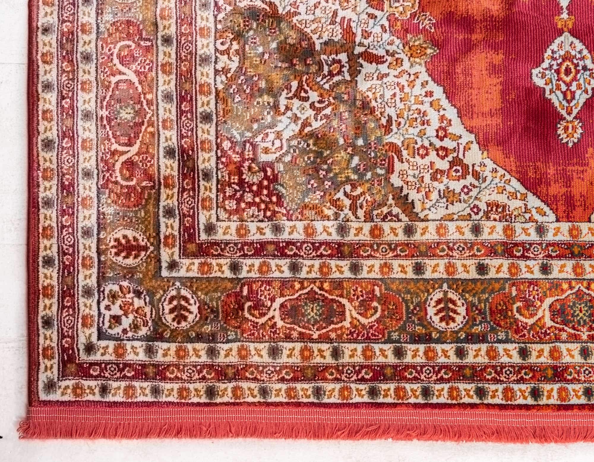 Unique Loom Baracoa Collection Area Rug - Regla (2' 2" x 6' 1" Runner, Red/ Green)