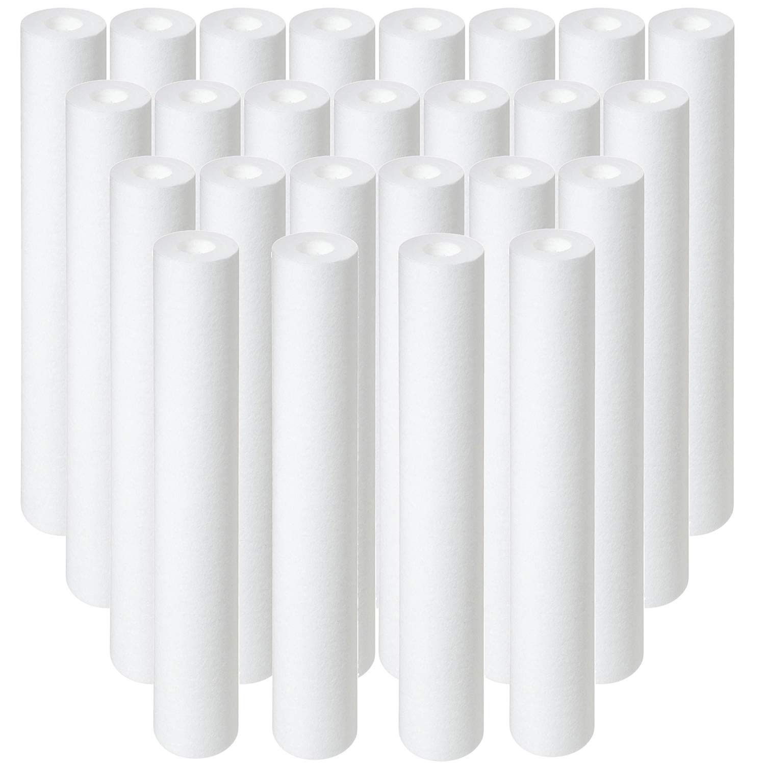 KleenWater 2.5 Inch x 30 Inch 5 Micron Sediment Water Filter Cartridge, Set of 25 (5 Micron) Compatible with GE GX05-30, Watts PWMB30M5, Pentek PD-5-30, Aqua-Pure GPMB05PP30UB and SDC-25-3005