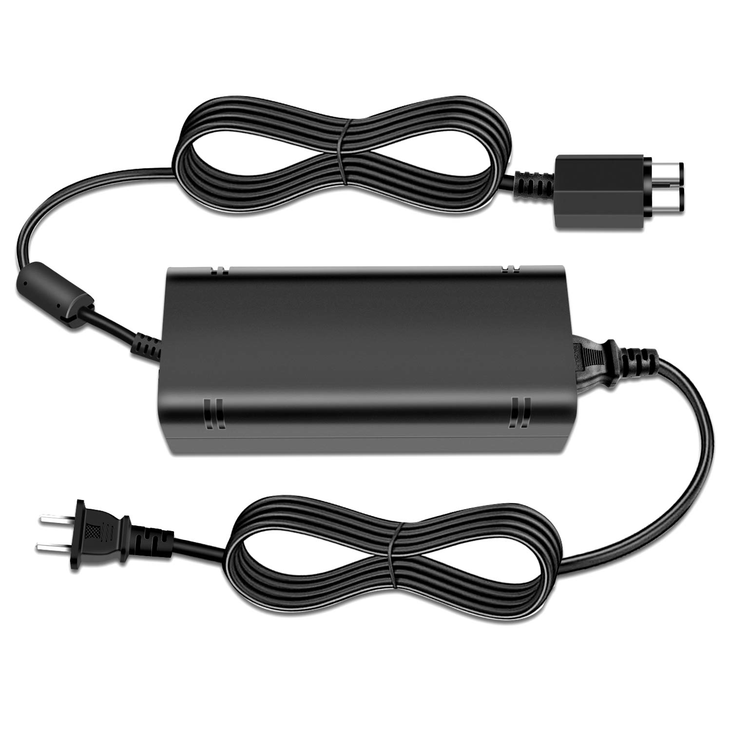 Fancy Buying AC Adapter with Cable for Xbox 360 Slim Power Supply Charger Brick (Black)