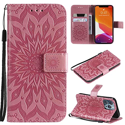 Fansipro Phone Cover Wallet Folio Case for SAMSUNG GALAXY A40, Premium PU Leather Slim Fit Cover for GALAXY A40, 2 Card Slots, exact fitting, Pink
