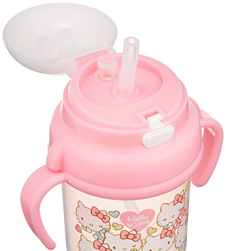 Hello Kitty 【Straw Mug】Baby Japan Import,200 Milliliter