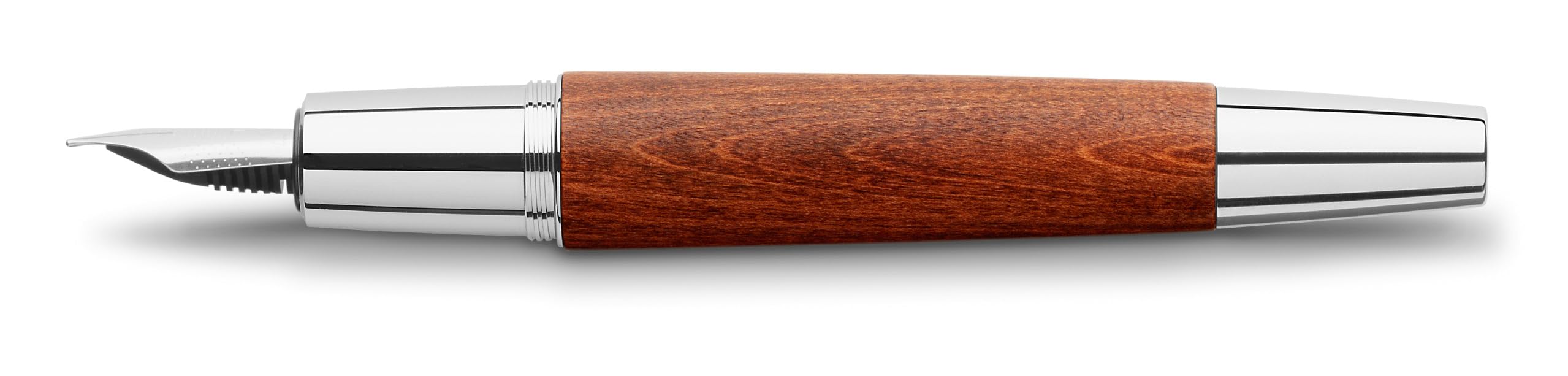 Faber Castell F148200Faber-Castell E-Motion fountain Pen Brown M, Pear wood brown.