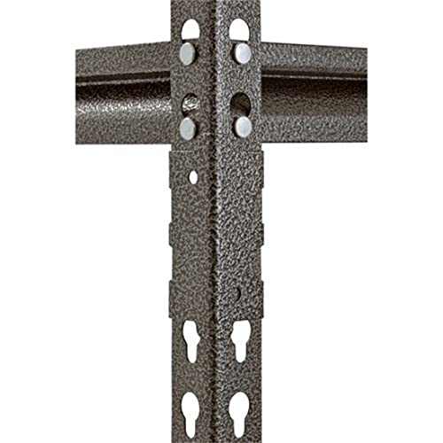 Super Large Bearing Capacity and Space Heavy Duty 5-Tier Steel Freestanding Shelving Storage Racks for Home Warehouse Storage, Silver, 4000 lbs Capacity