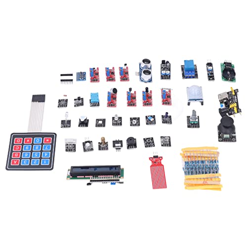 Oumefar Sensor Module Kit, Sensors Modules Broad Utility Easy Control 37Pcs Wide Compatibility for NANO for Raspberry Pi Autopart