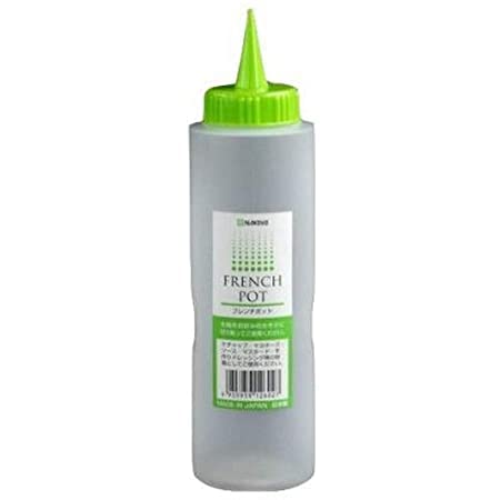 JapanBargain 3271x4, Set of 4 Squeeze Bottles Japanese Squirt Condiment Bottles Ketchup Bottles 11 ounce, Made in Japan, Lime Cap