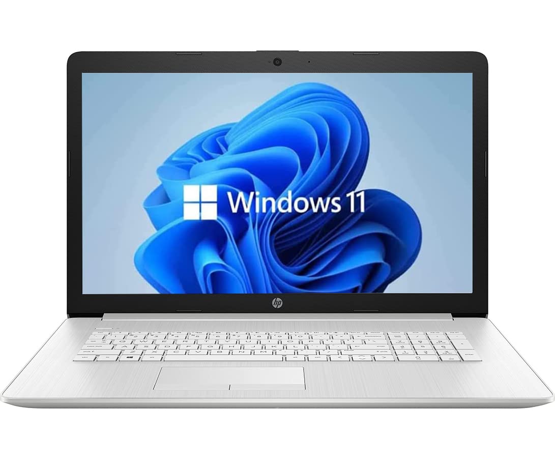 HP 2022 17.3" FHD IPS Laptop, Windows 11, Intel Quad-Core i5-1135G7 Processor Up to 4.2GHz(Beat i7-1065G7), 8GB DDR4 RAM, 512GB NVMe SSD(Renewed) (Silver)