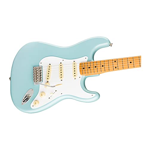 Fender Vintera 50s Stratocaster Electric Guitar, with 2-Year Warranty, Sonic Blue, Maple Fingerboard