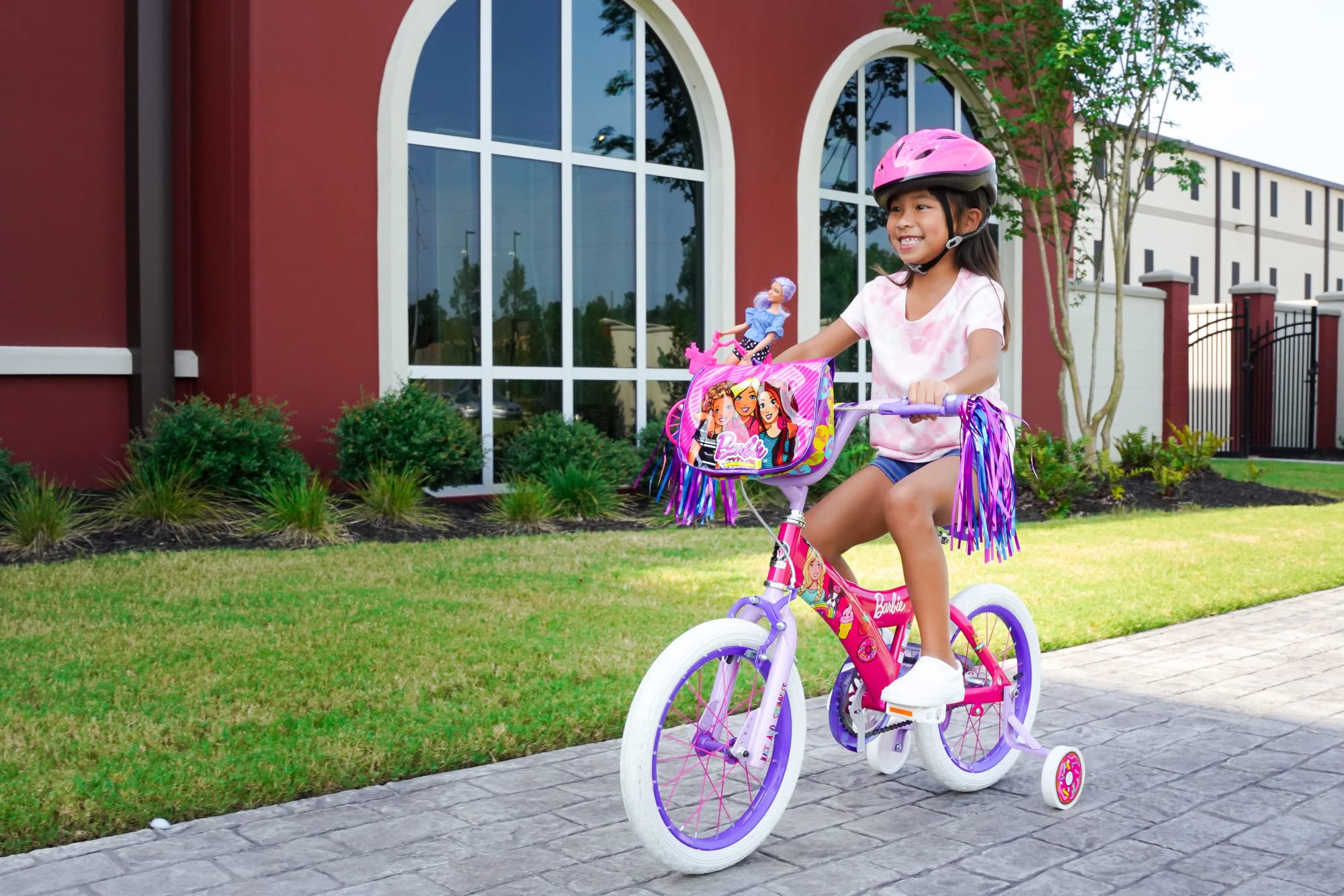 Dynacraft Barbie Sweets 16" Kids Bike - Sweet Design, Sturdy Build, Easy Assembly - Ideal for Young Riders Learning to Ride