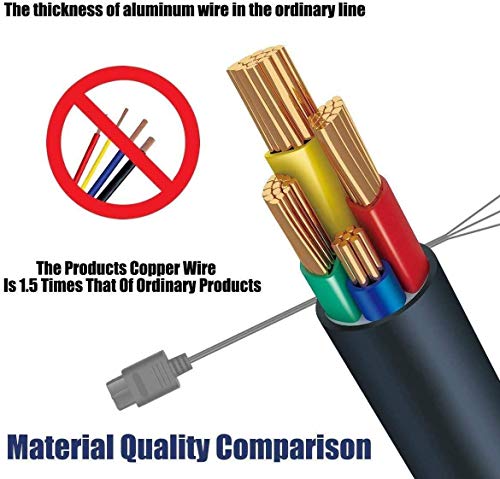 Suncala (NOT HDMI) 6FT AV TV RCA Audio Video Cord Cable for Playstation PS2 PS3 Cable (1Pack)