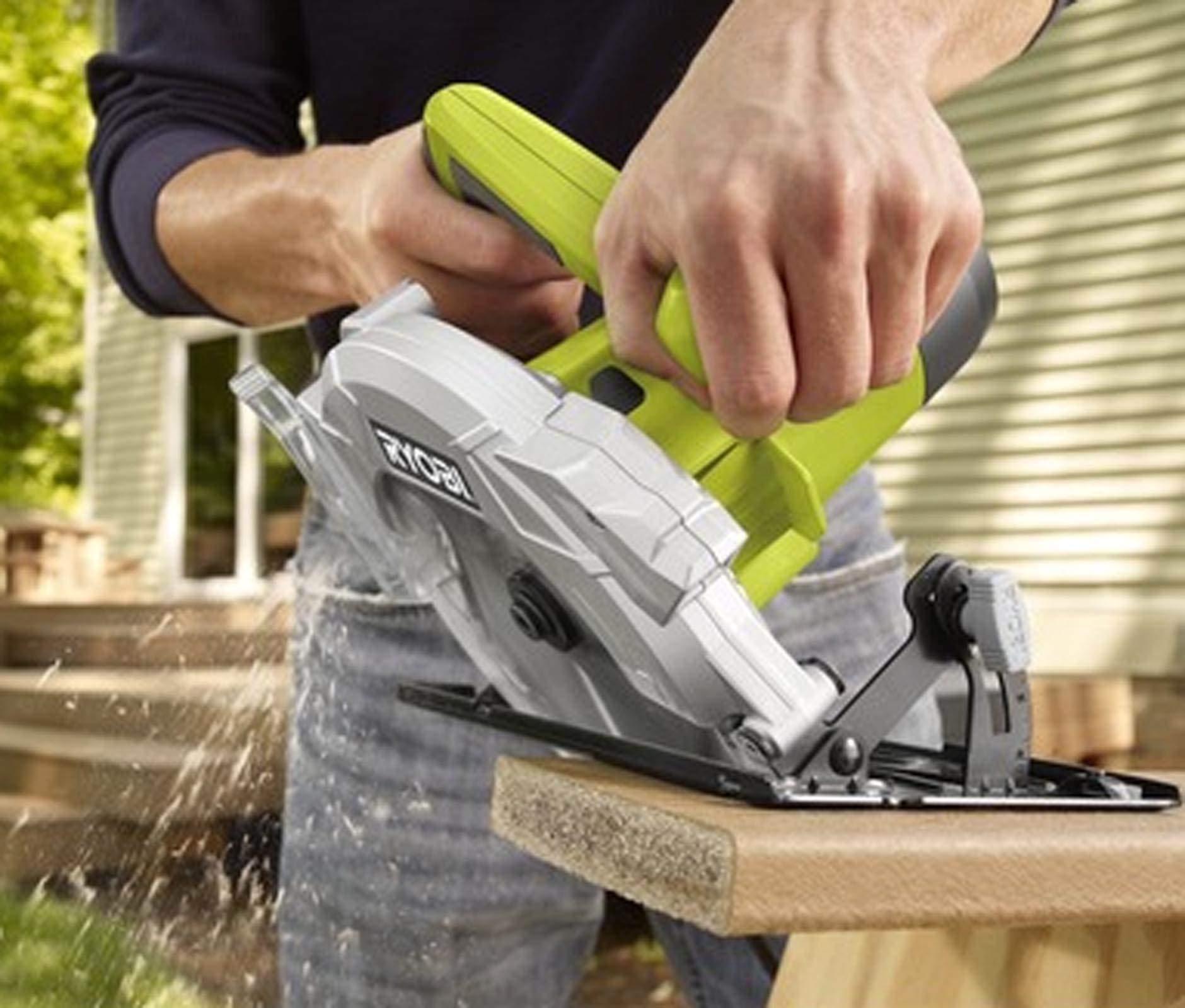 Ryobi 14 Amp 7-1/4" Adjustable Electric Circular Saw w/Exactline Laser | CSB135L