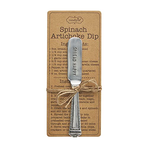 Mud Pie Recipe Spreader Set, 5.5", Spinach