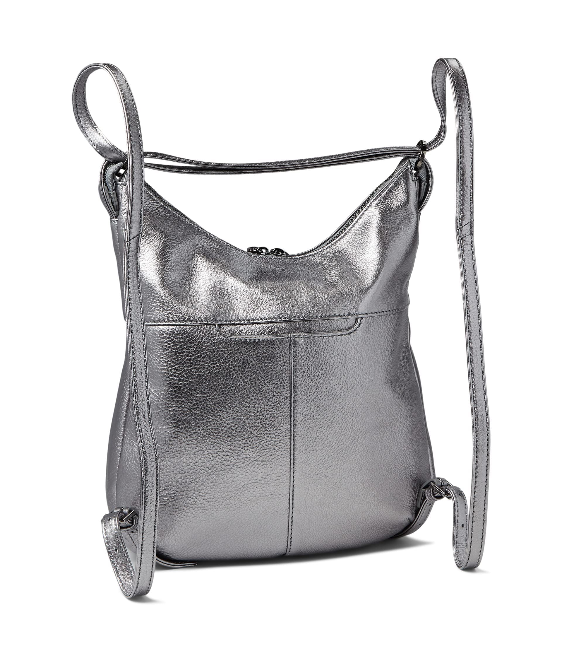 HOBO Merrin Backpack For Women - Genuine Leather Construction With Top Zipper Closure, Functional and Durable Stylish Bag Anthracite One Size One Size