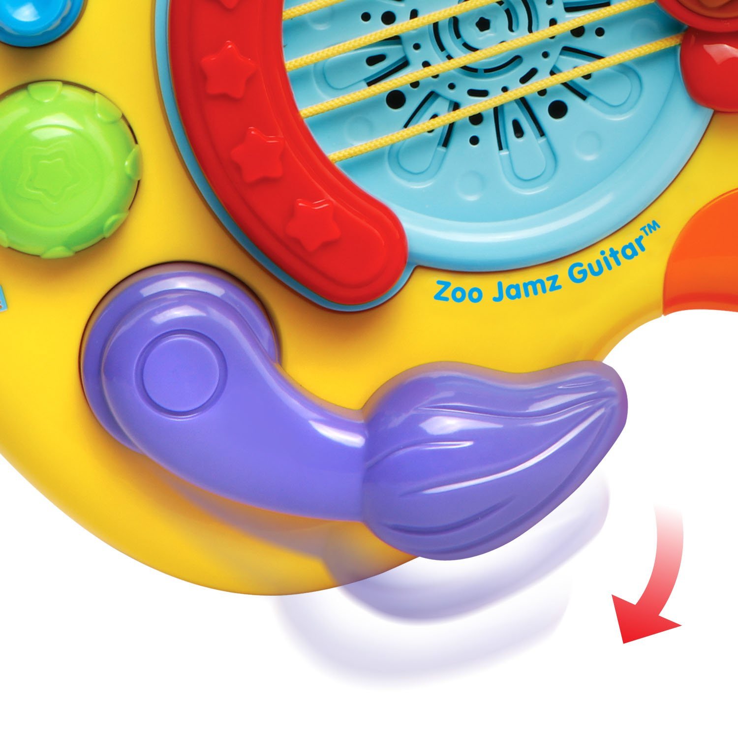 VTech Zoo Jamz Guitar (Frustration Free Packaging), Yellow, 80-179001