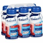 Ensure Plus Nutrition Strawberries & Cream Shake 8 oz 6 Units/Pack(4 Pack)
