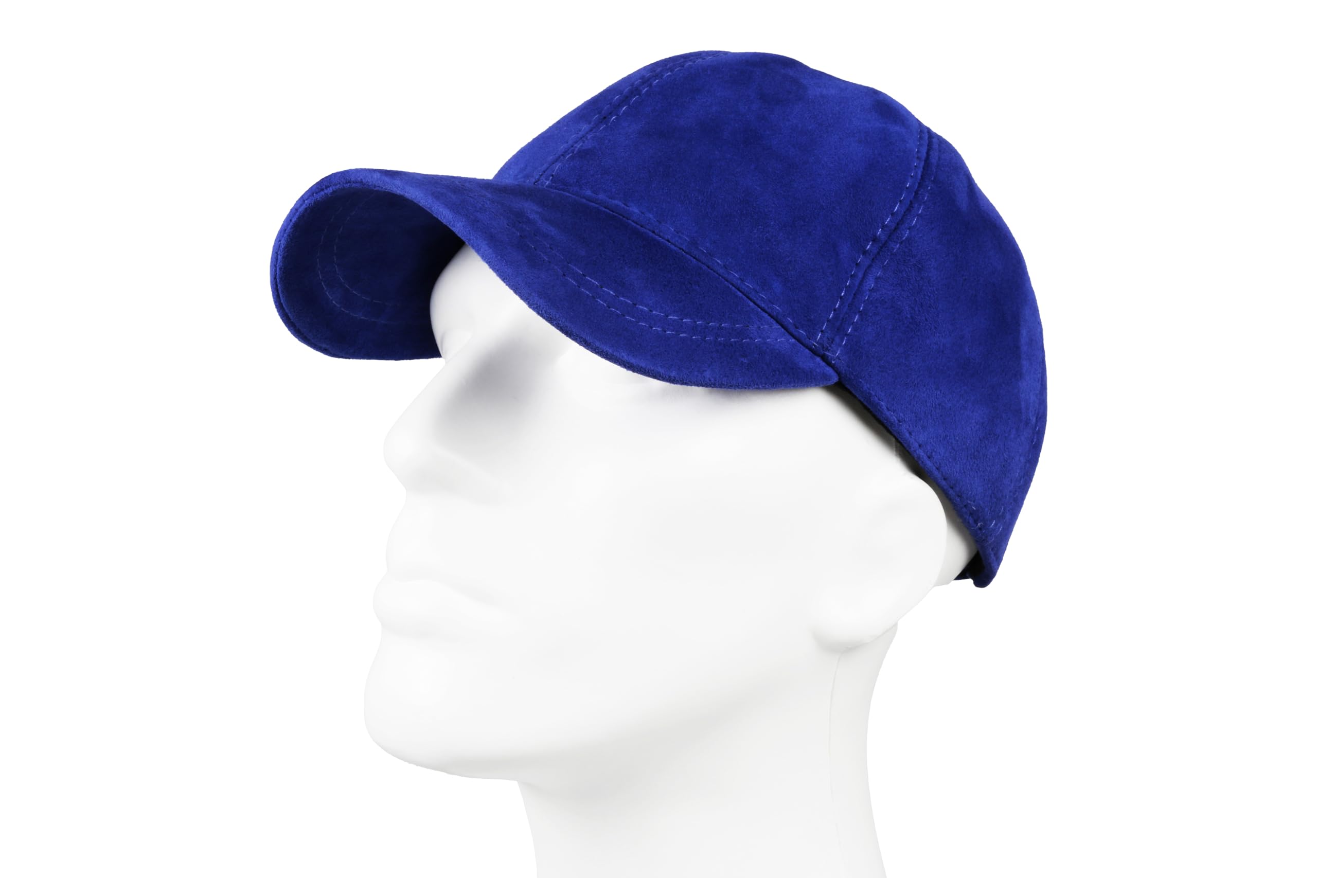 HATSQUARE Suede Leather Baseball Cap Adjustable Dad Plain Hat Stylish Classic for Women Men Unisex (Light Military Green)