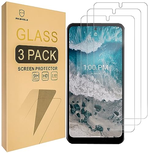 Mr.Shield [3-Pack] Designed For Nokia X100 [Tempered Glass] [Japan Glass with 9H Hardness] Screen Protector with Lifetime Replacement