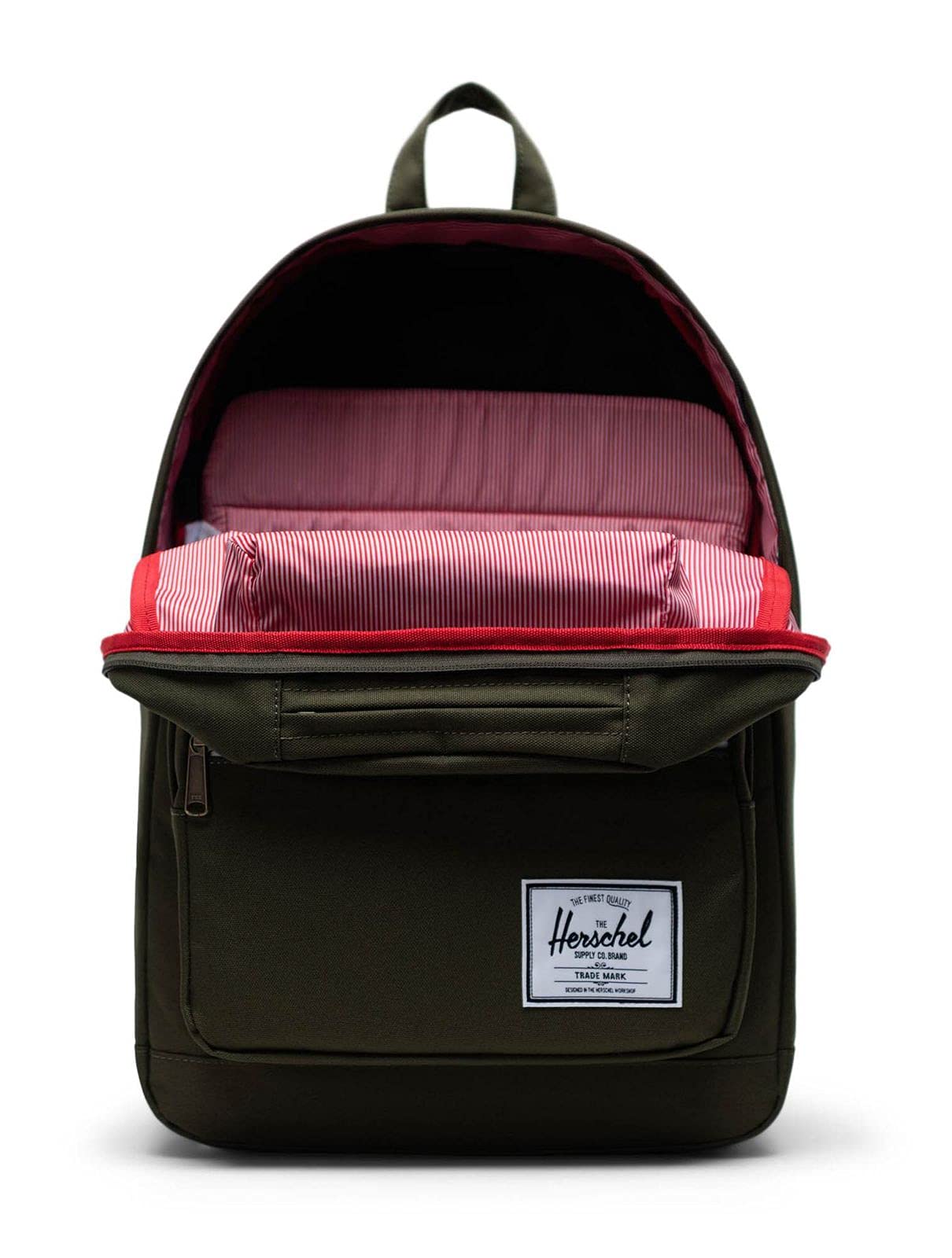Herschel Pop Quiz Backpack, Ivy Green/Chicory Coffee, Classic 22L