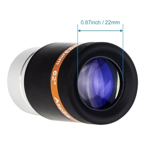 Eyepiece FMC 1.25" 62° Wide Angles 4mm/10mm/23mm For Astronomical AsphericLens Eyepiece 1.25 Inch