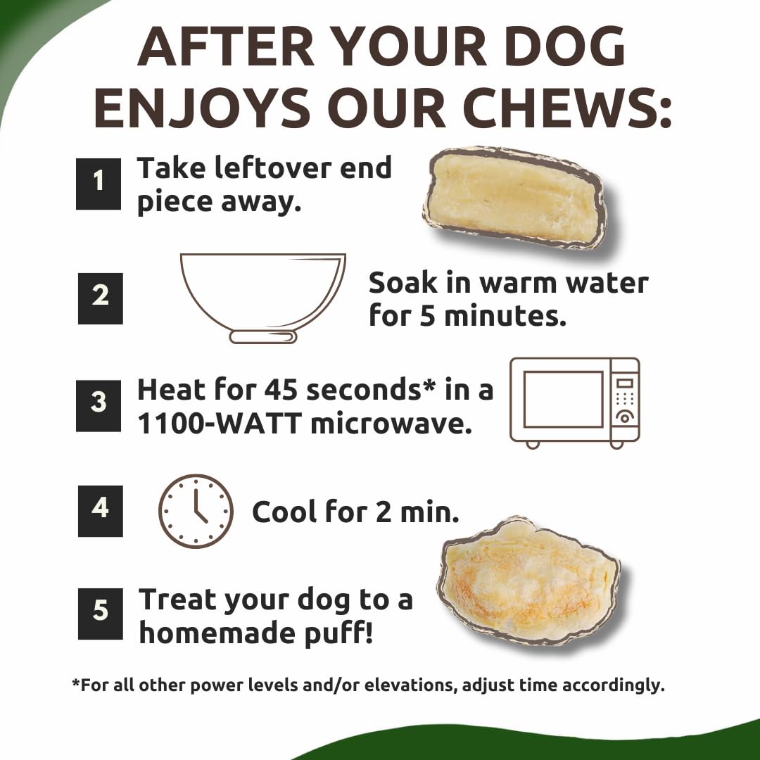 WhiteTail Naturals - Yak Cheese Dog Chews - Long Lasting Tough Dog Bones for Aggressive Chewers & Teething Puppies - All Natural Himalayan Dental Milk Chew Bone (6, Medium)