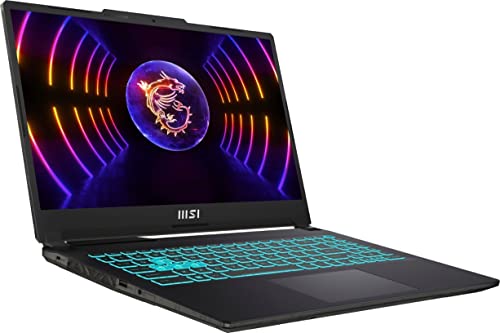 MSI Cyborg 15 Gaming Laptop 15.6" FHD IPS 144Hz Display 12th Generation Intel 10-core i7-12650H Processor 16GB RAM 1TB SSD GeForce RTX 4060 8GB Graphics Backlit Keyboard USB-C Win11 Black + HDMI Cable